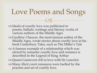 Courtly love | PPTX