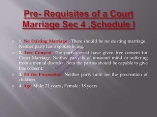 Court marriage | PPTX