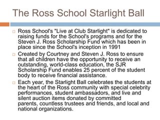 Courtney Sale Ross: Philanthropist | PPTX