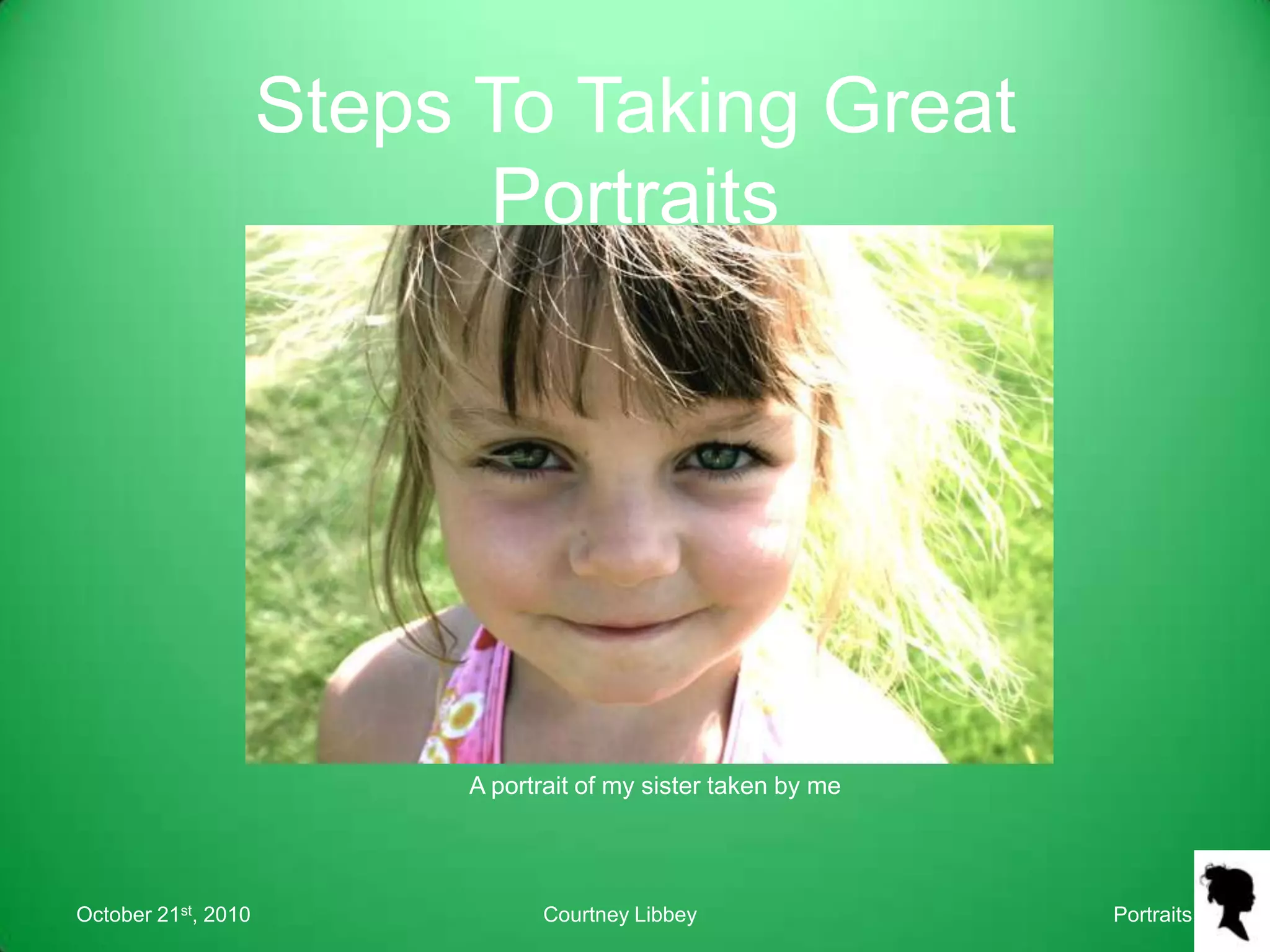 Taking Great Portraits | PPT