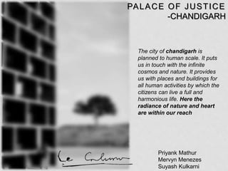 Court of justice-Chandigarh | PPTX