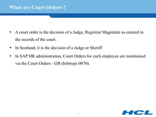 Court orders | PPTX