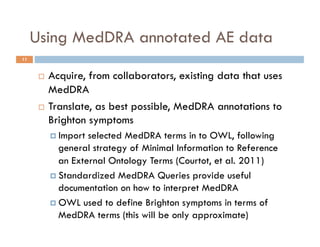 Adverse Events Following Immunization: Reporting standardization ...