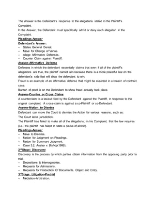 Court procedures | DOCX