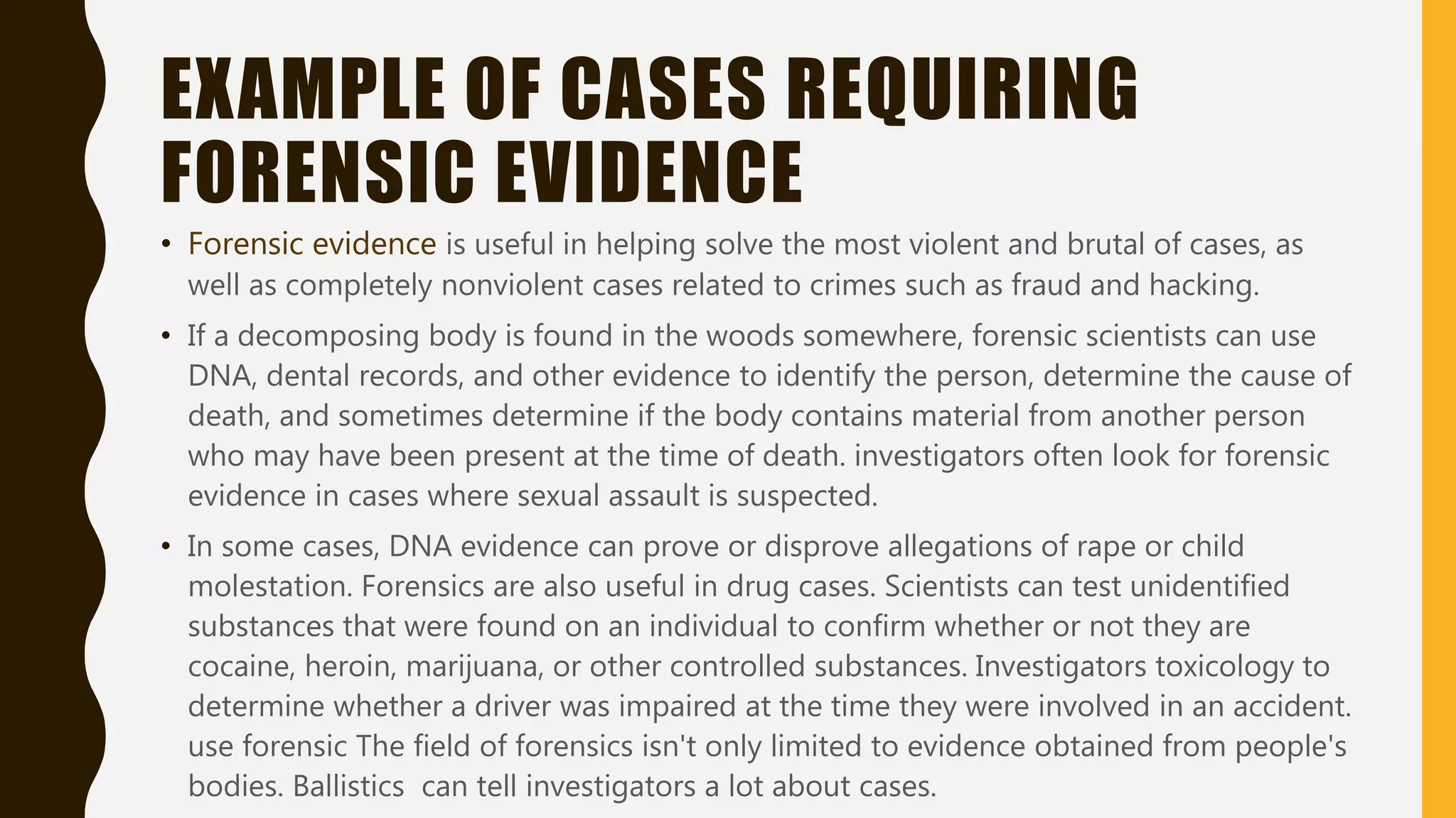 Courtroom testimony in forensic toxicology | PPTX