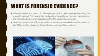 Courtroom testimony in forensic toxicology | PPTX