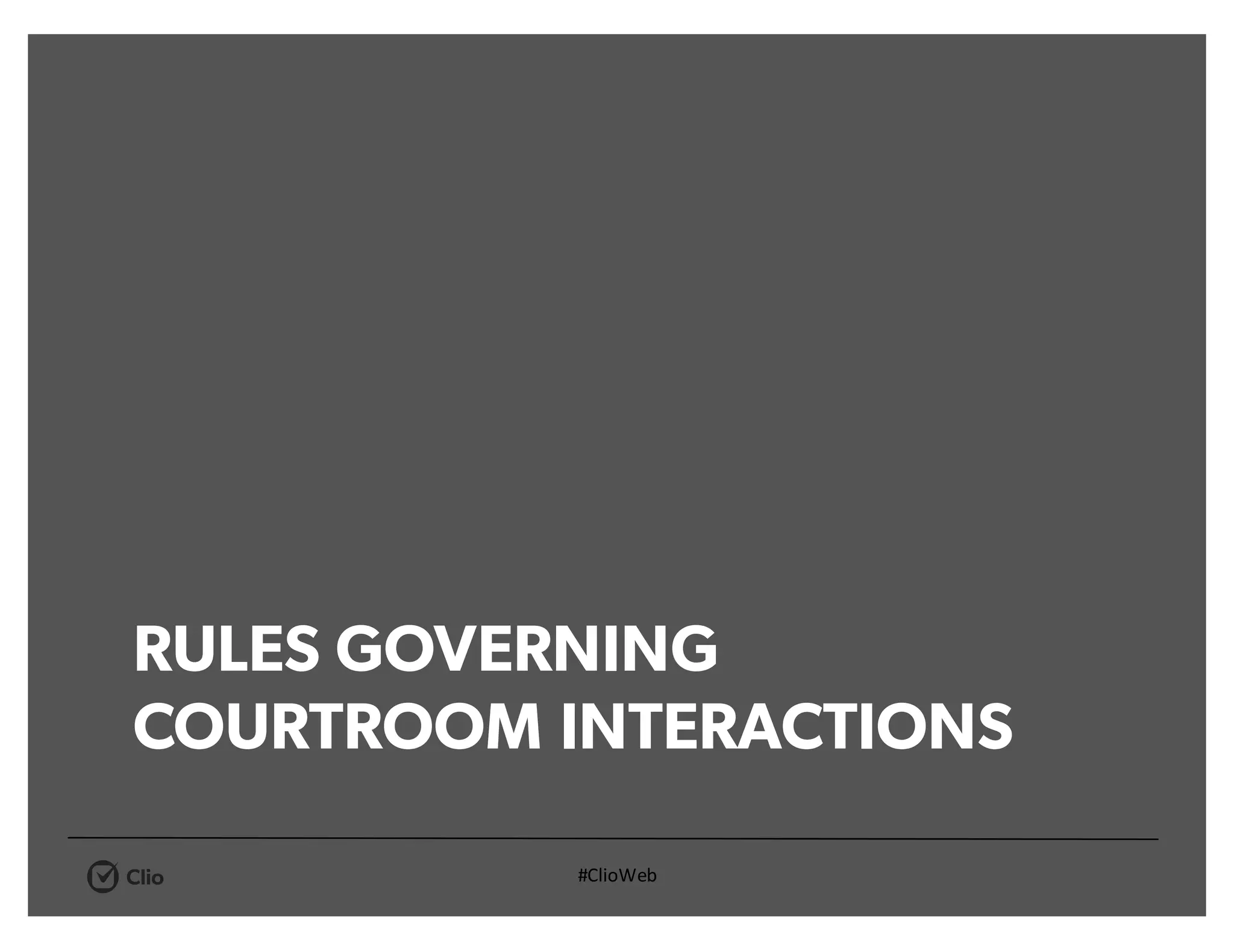 Courtroom Etiquette for Lawyers | PDF