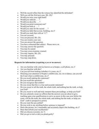 Courtroom phrases | PDF