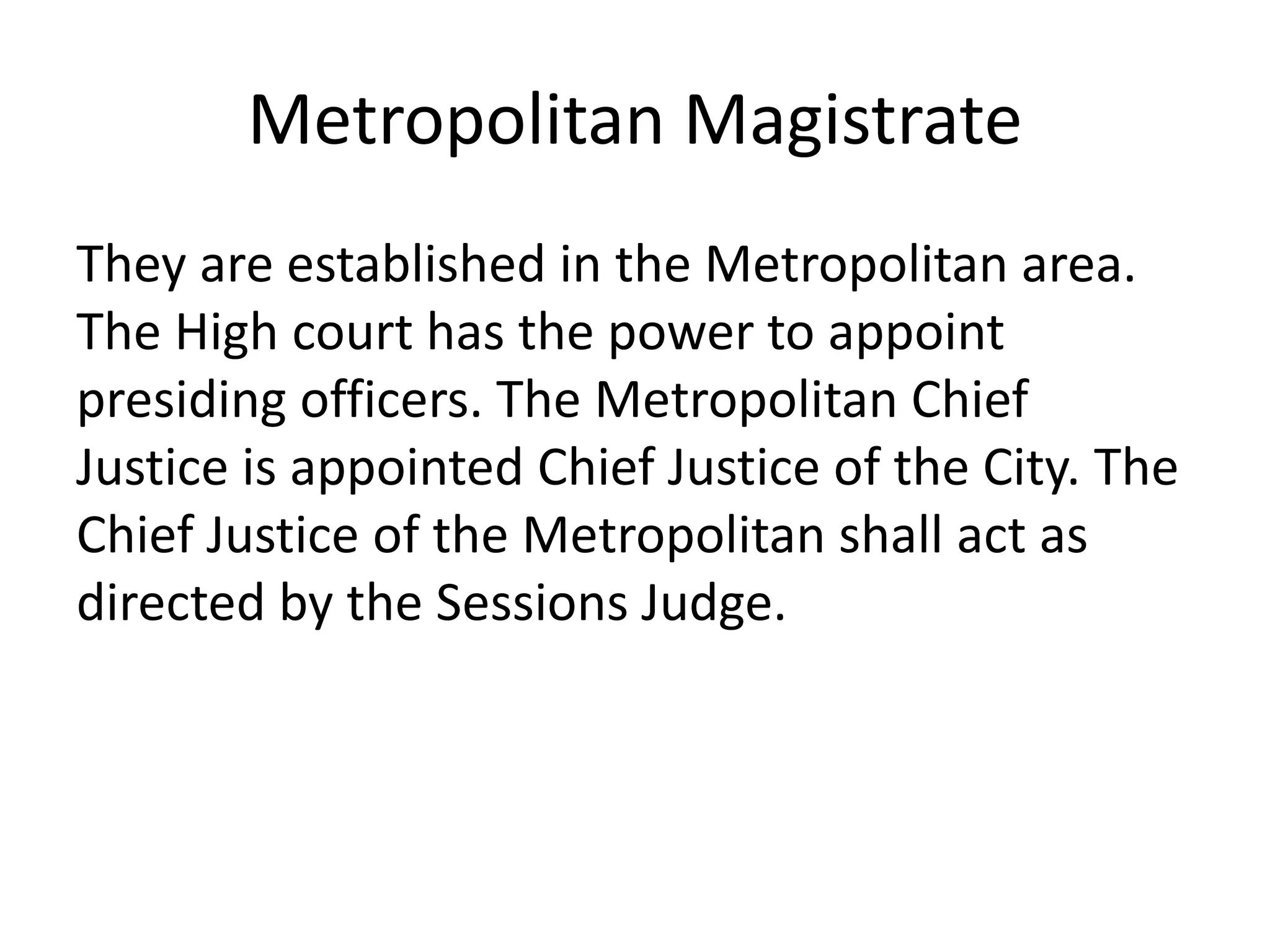 hierarchy of criminal Courts in india | PPTX