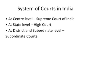 hierarchy of criminal Courts in india | PPTX