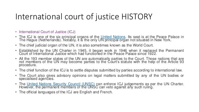 ICJ International court of justice | PPTX