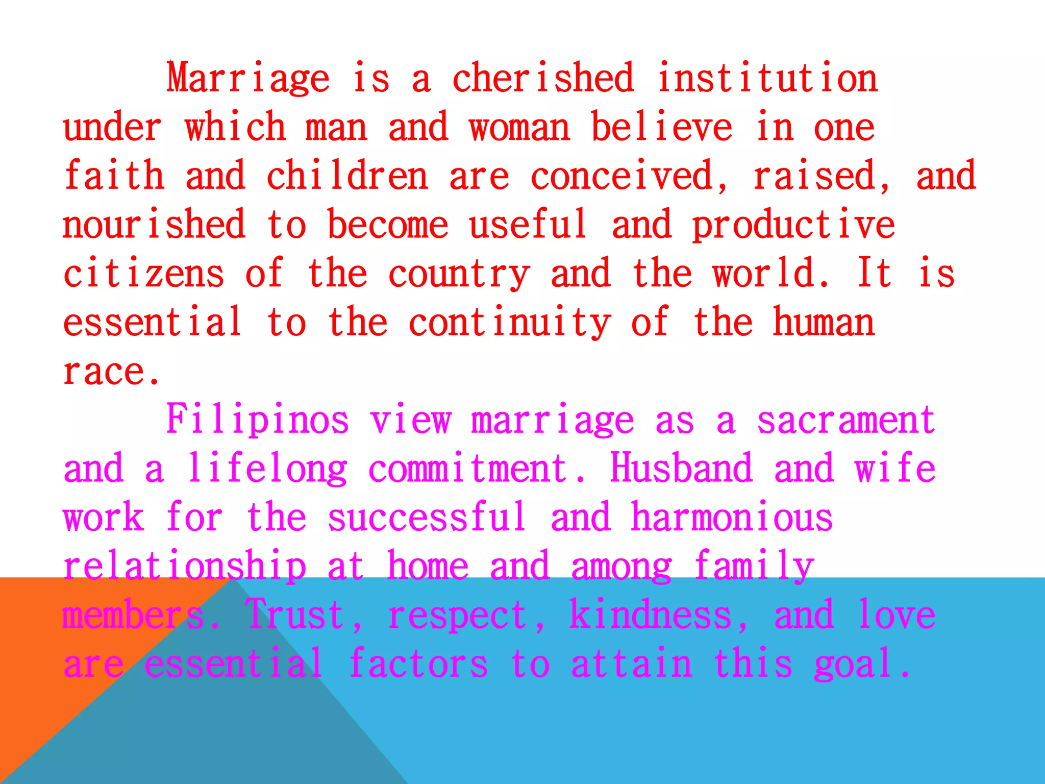 Courtship, dating and marriage | PPTX