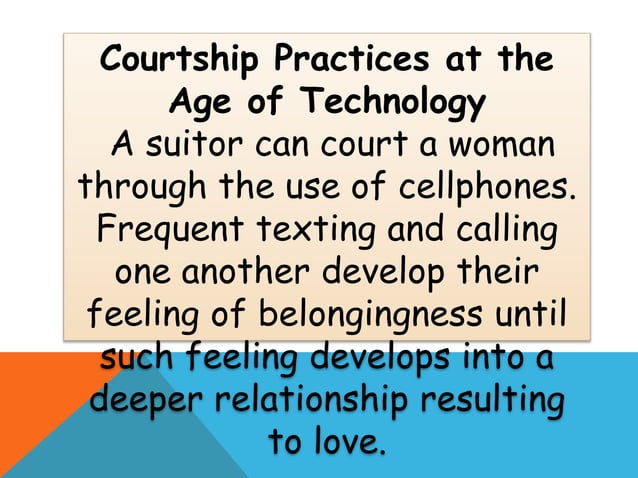 Courtship, dating and marriage | PPTX | Dating | Family and Relationships