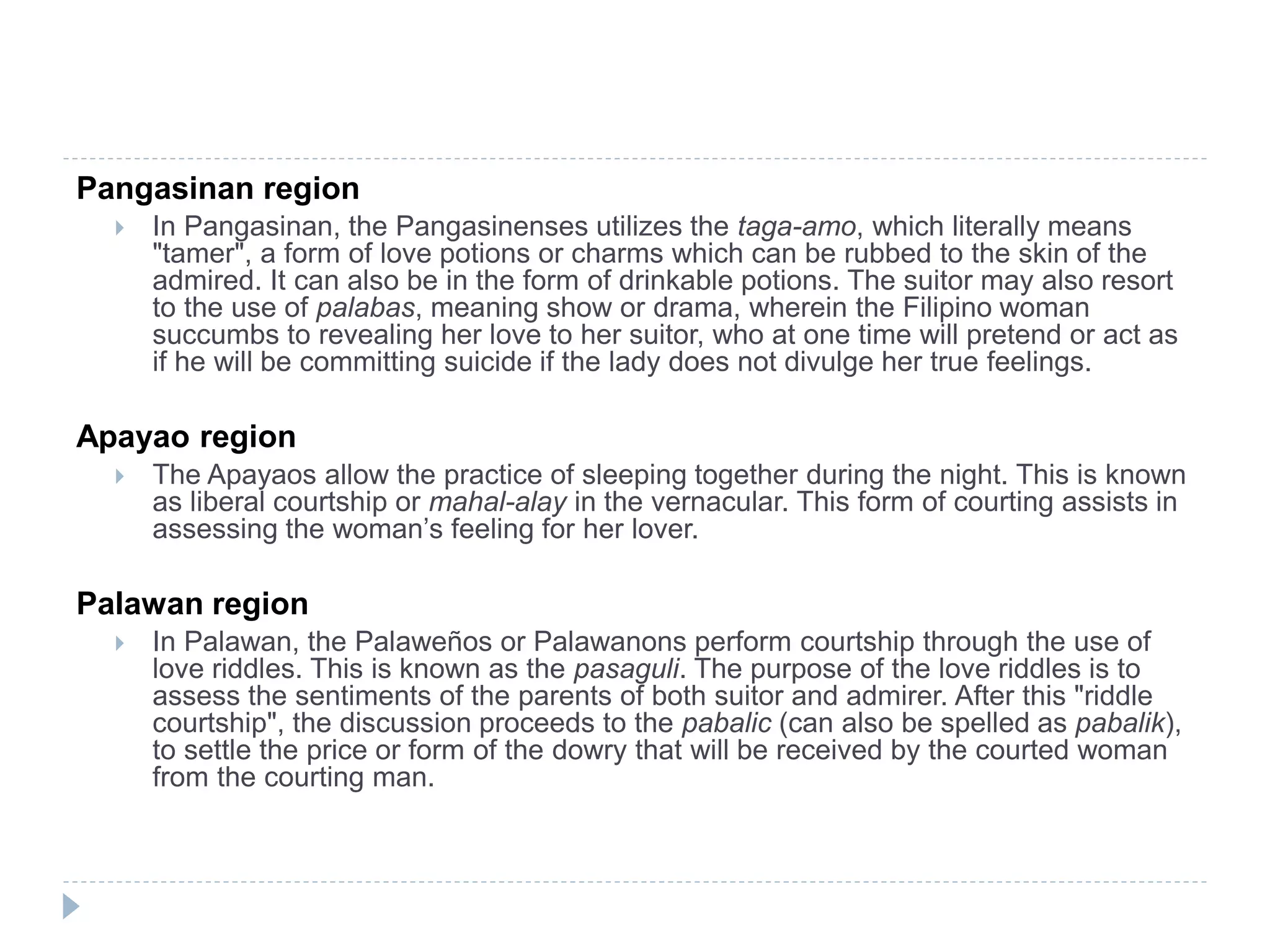 Courtship in Philippines | PPTX