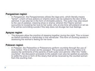 Courtship in Philippines | PPTX