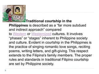 Courtship in Philippines | PPTX