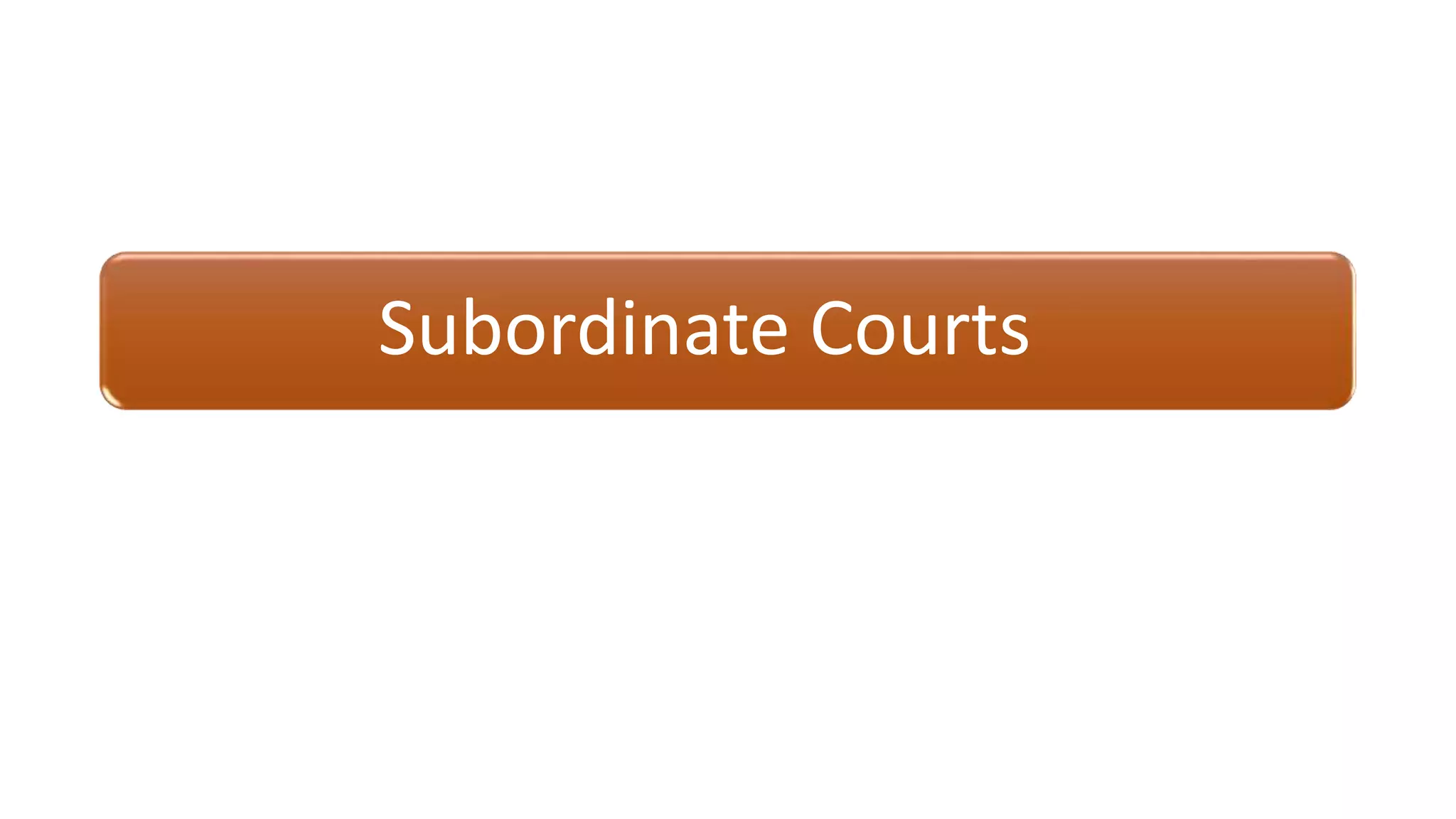 Courts in india- basics for a forensic surgeon | PPTX