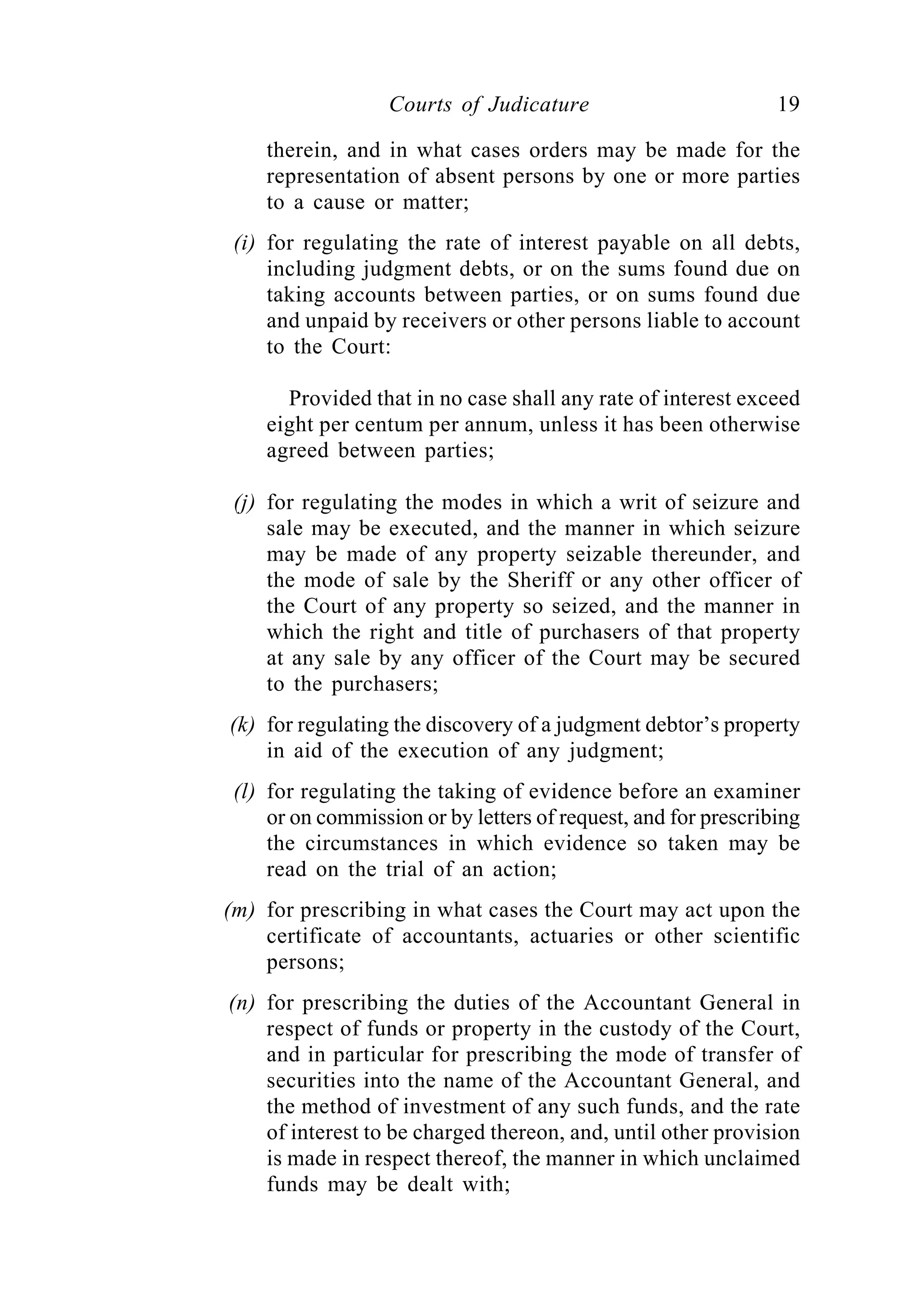 Courts of judicature act 1964 act 91 | PDF