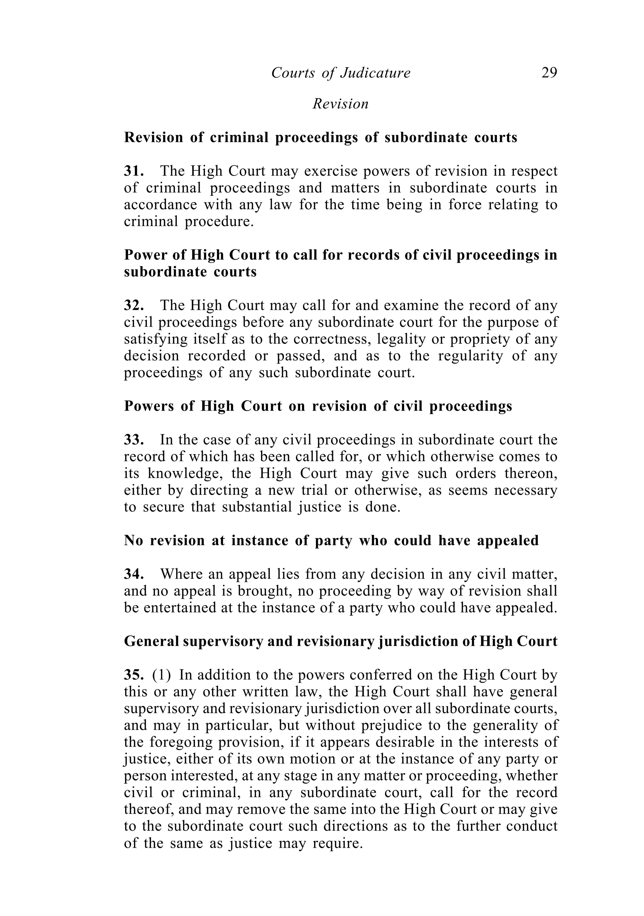 Courts of judicature act 1964 act 91 | PDF