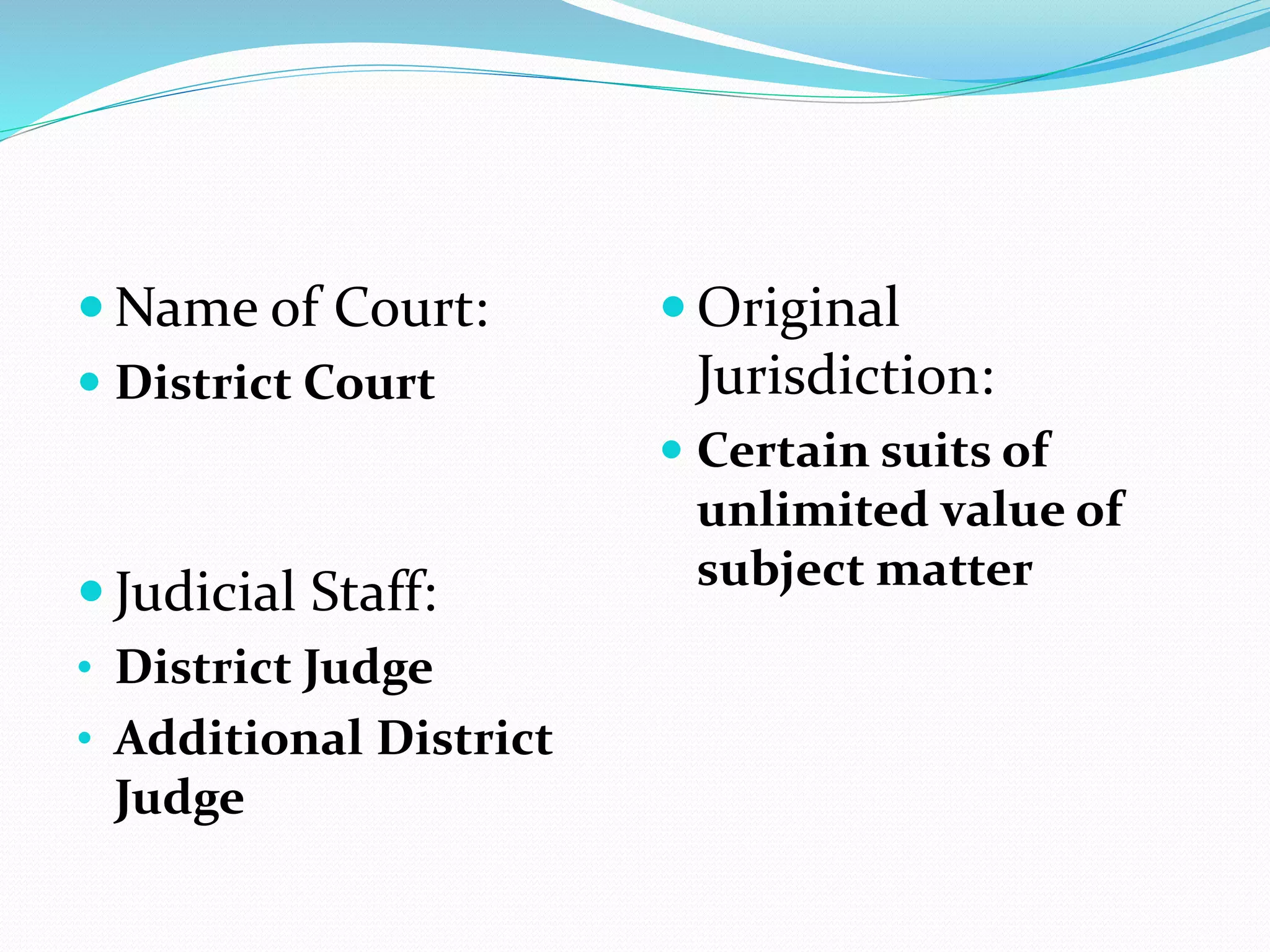 Court s structures | PPTX