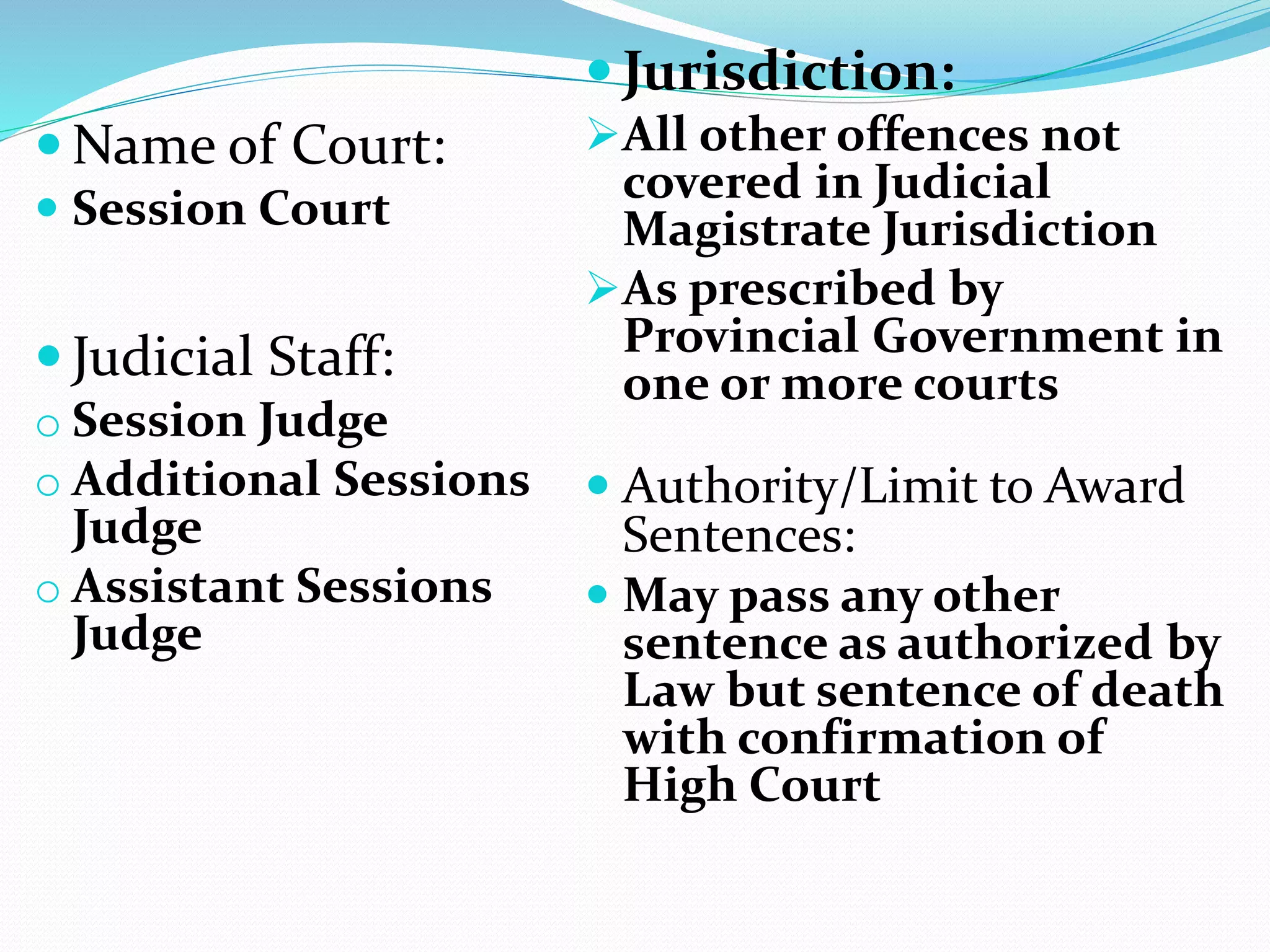 Court s structures | PPTX