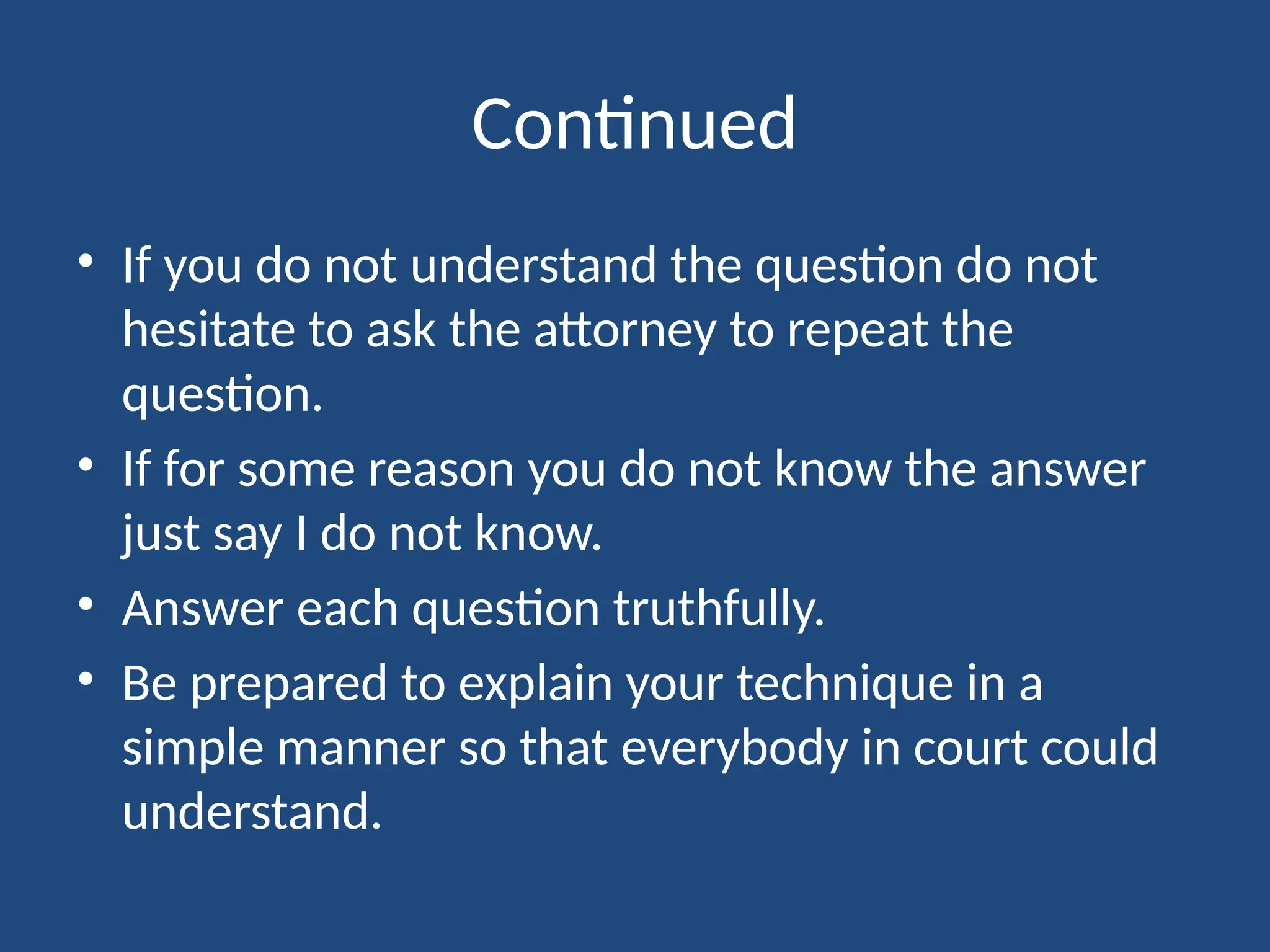 Court testimony & its impact on Forensics.pptx