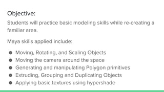 Architectural Modeling Project - 3D Beginner Skills | PPT