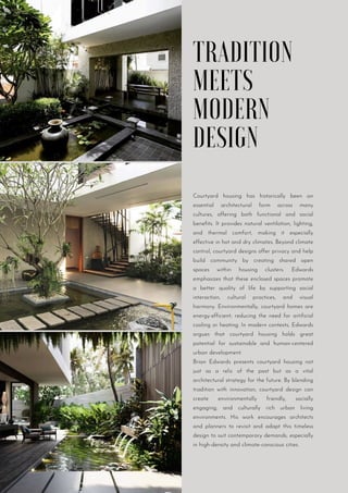 Green Havens: Integrating Nature Through Courtyard Design | PDF