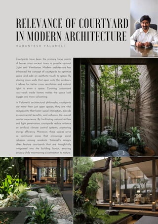 Green Havens: Integrating Nature Through Courtyard Design | PDF