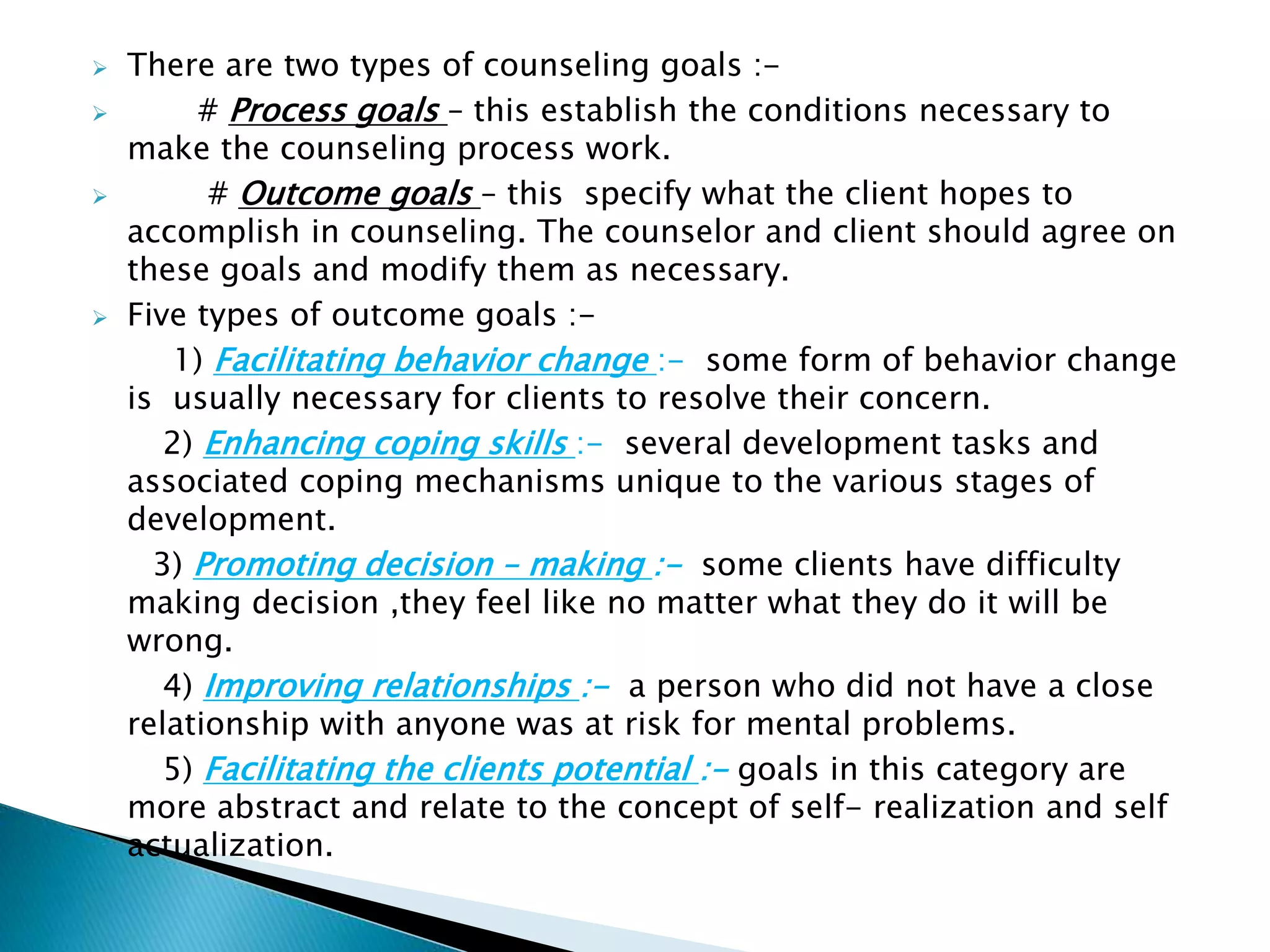 Couseling process | PPT