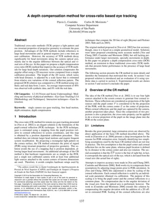 Coutinho A Depth Compensation Method For Cross Ratio Based Eye Tracking | PDF | Eye and Vision ...