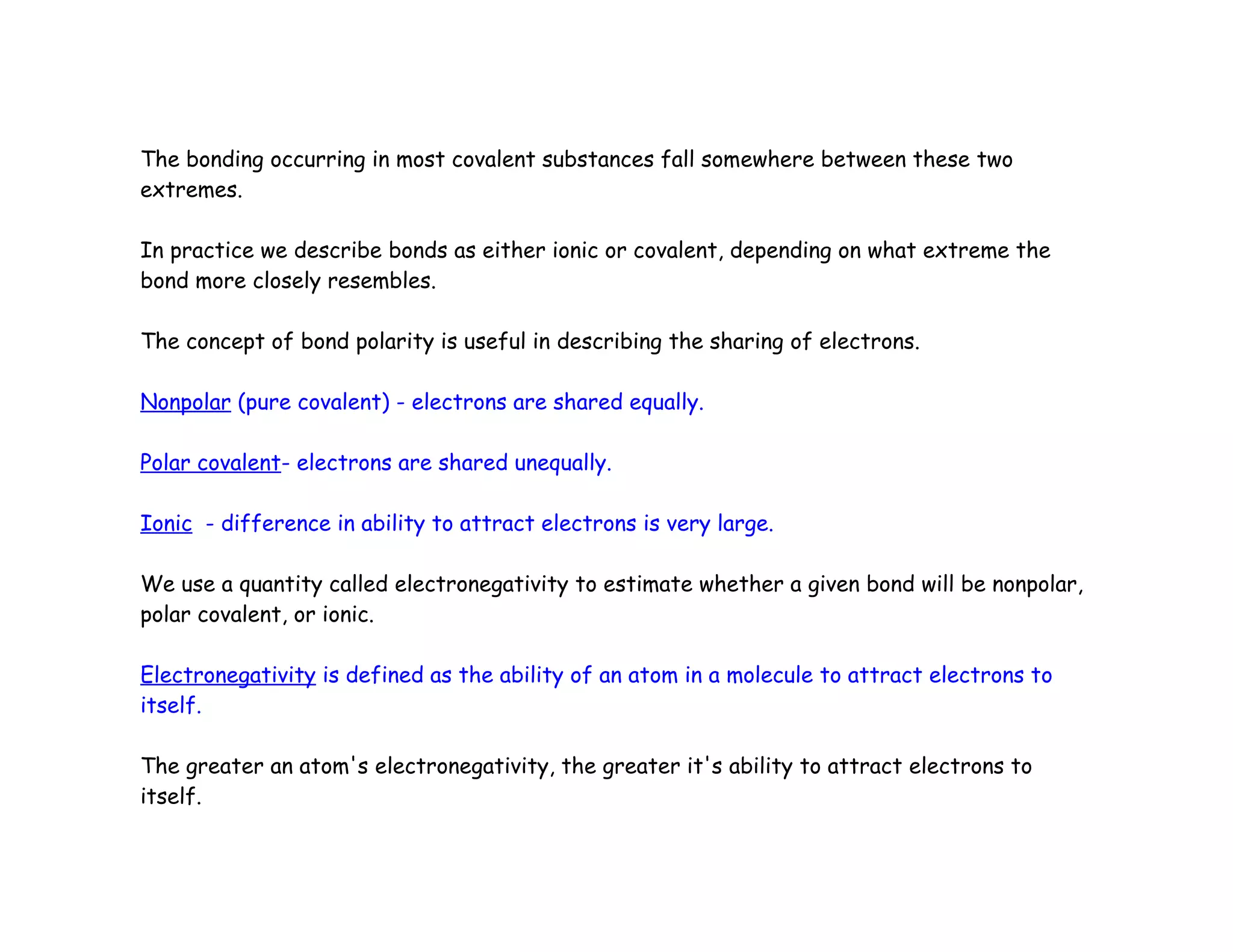 Covalent Bonding Notes | PDF