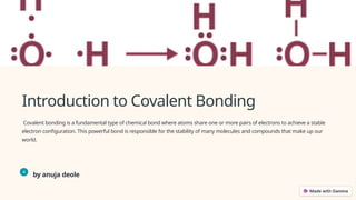 Covalent-Bonding-VIII.pptx explanation of the topic for grade 8 | PPTX