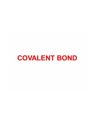 Covalent bond | PDF | Chemistry | Science