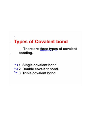 Covalent bond | PDF