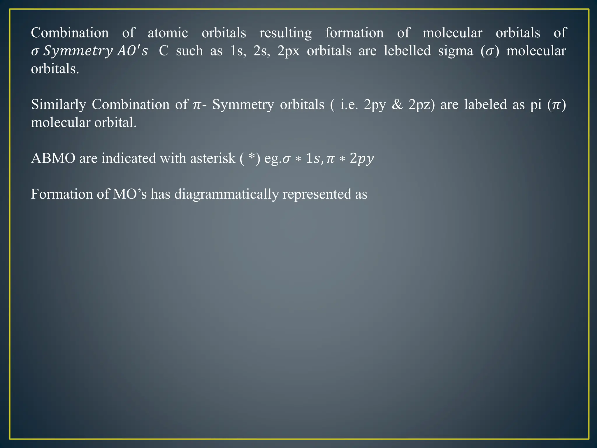 Covalent Bonding Part -2, Diagrams of Molecular Orbital Theory | PPT