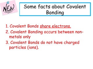 Covalent Bonding presentation gcse level | PPTX