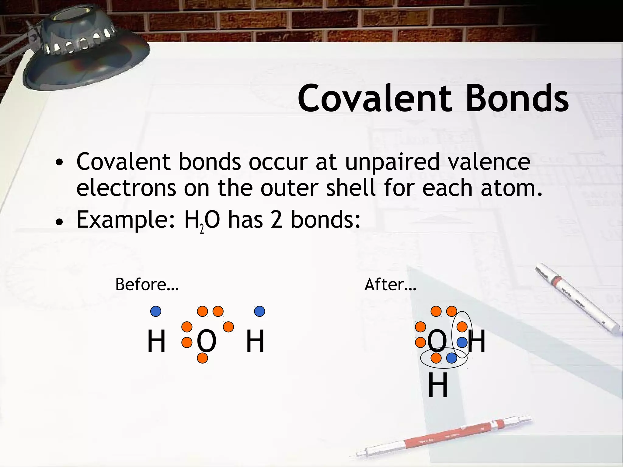 Covalent bonds | PPT