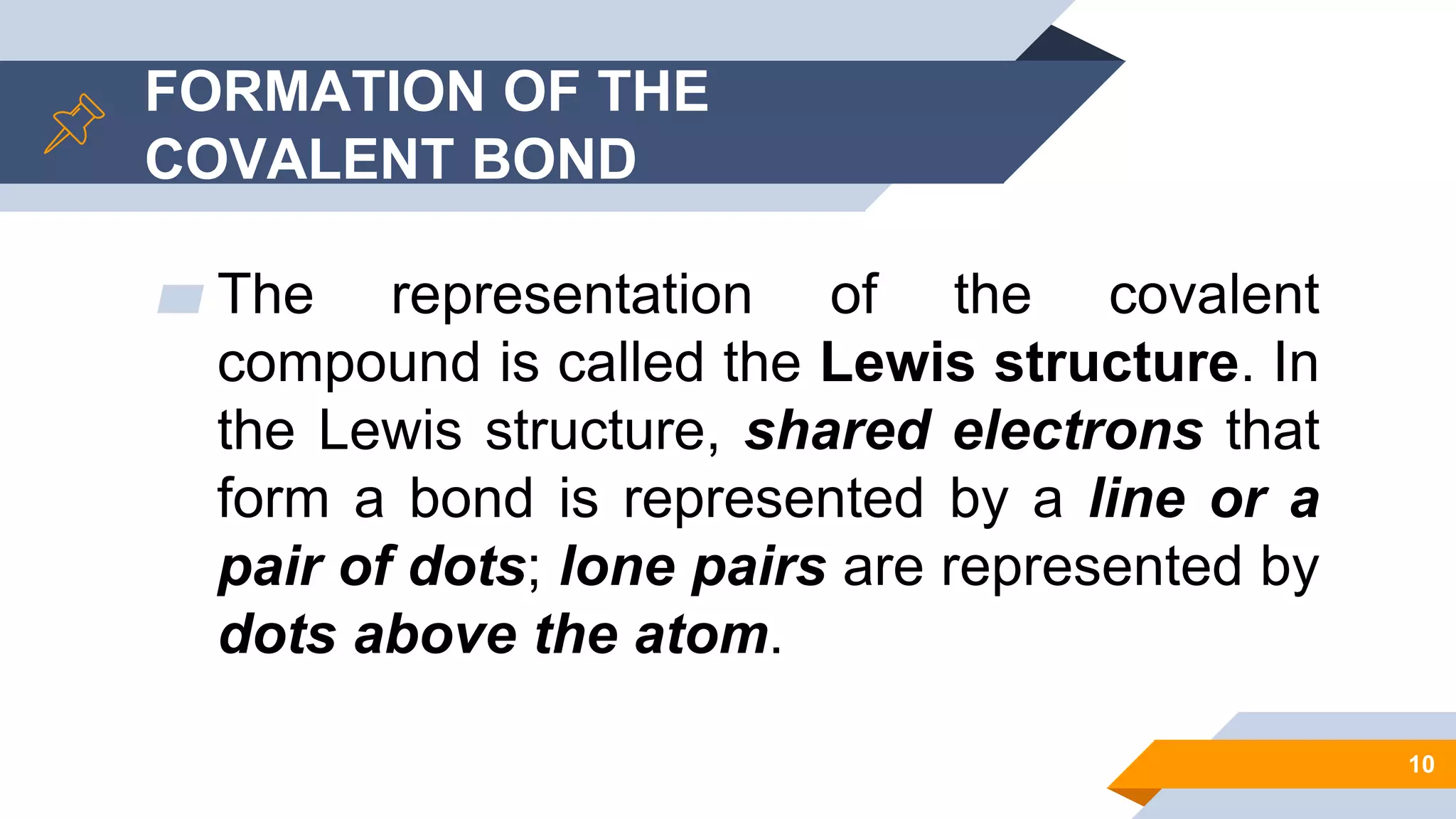 Covalent bonds and Lewis Structure | PPTX