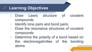 Covalent bonds and Lewis Structure | PPTX