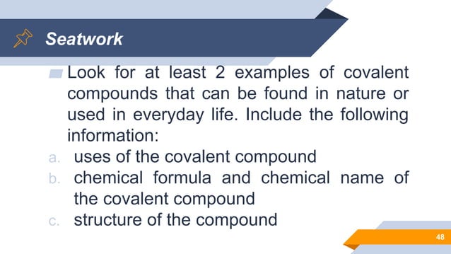 Covalent bonds and Lewis Structure | PPTX | Chemistry | Science