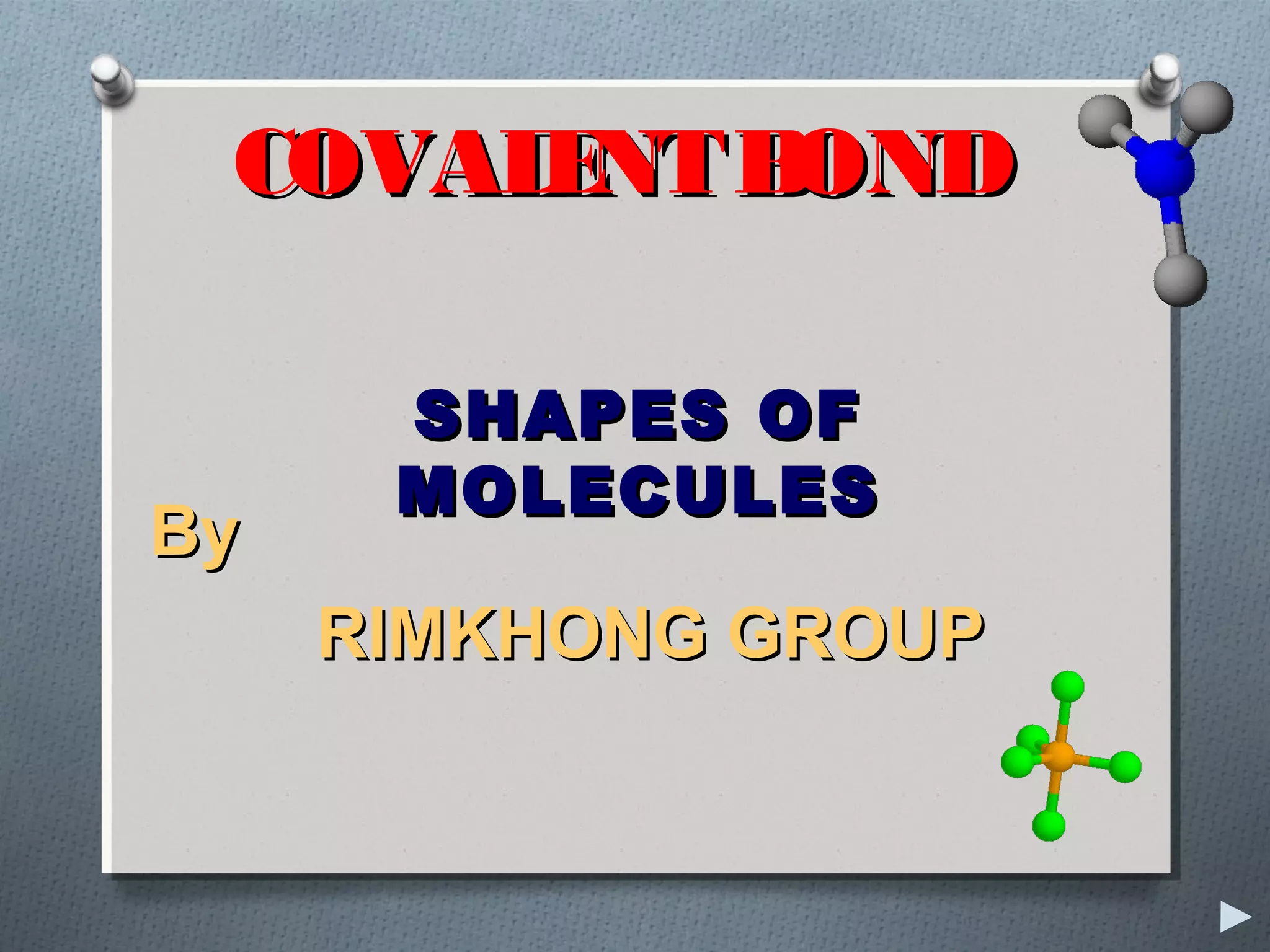 Shape of Molecule | PPT