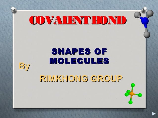 Shape of Molecule | PPT