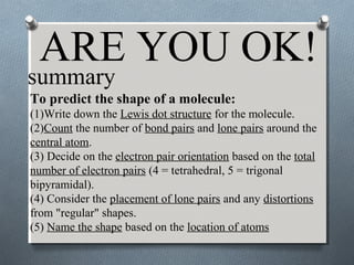 Shape of Molecule | PPT