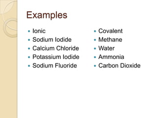 Covalent Vs. Ionic Bonding | PPTX