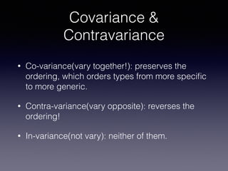 Covariance & Contravariance | PPT
