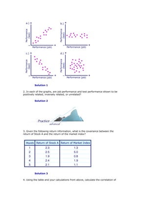 Covariance and correlation | DOC