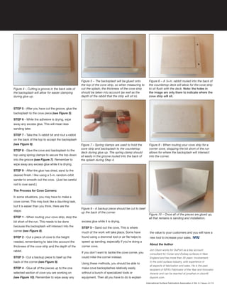 How to fabricate solid surface (corian) backsplash | PDF