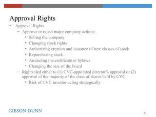 Intro to Corporate Venture Capital – Terms and Strategic Considerations ...