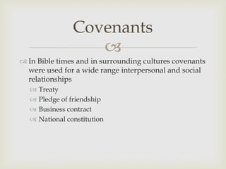 Covenant and Vision | PPT